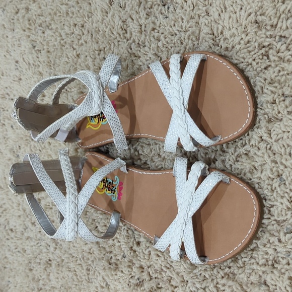 Rachel Shoes | Shoes | Girls Size 3 White Sandals | Poshmark